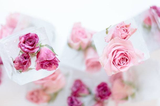 How to Make Flower Ice Cubes - What The Fab