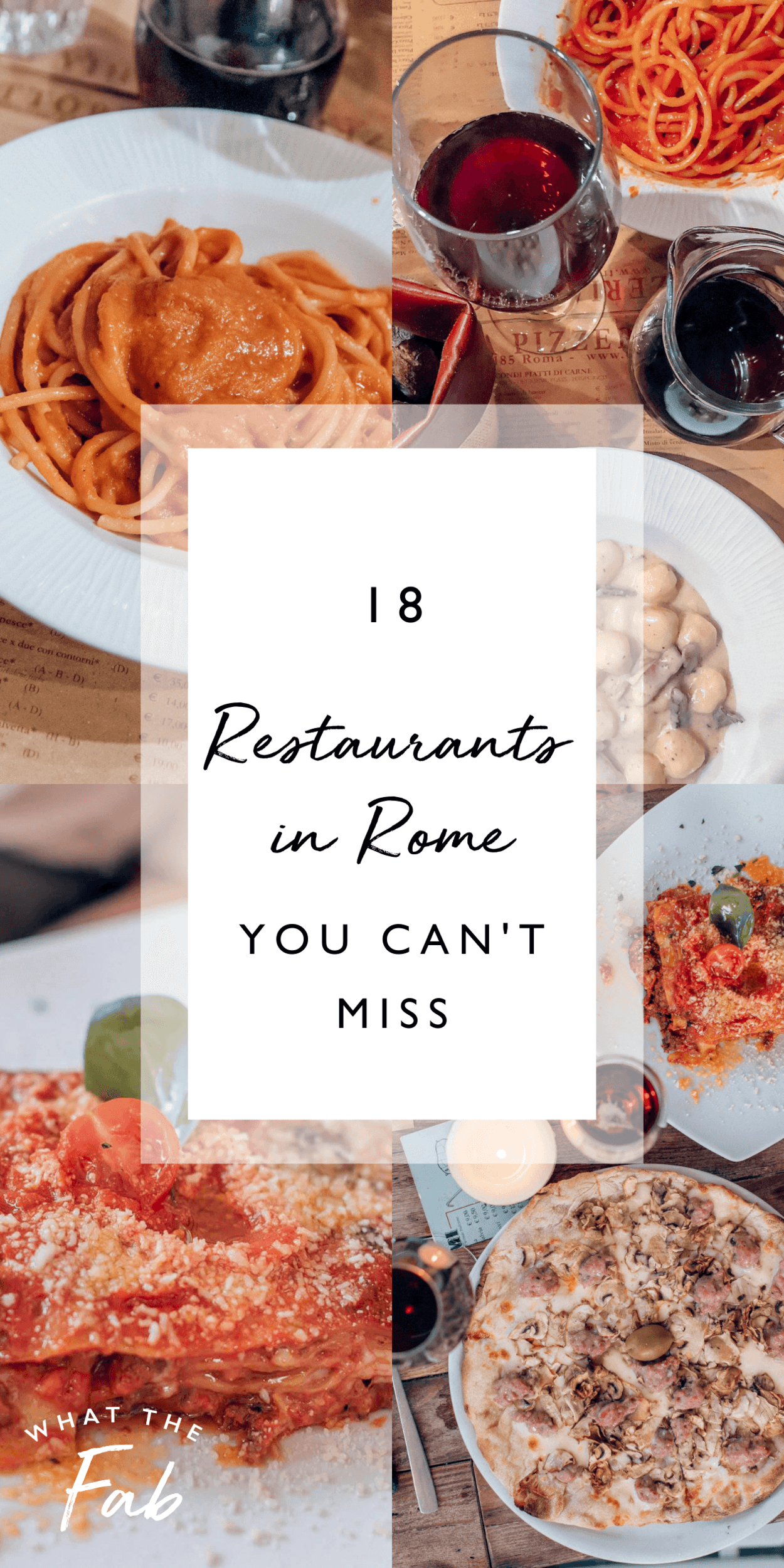 THE Best Pasta in Rome: 18 Restaurants You Can't Miss | 2023