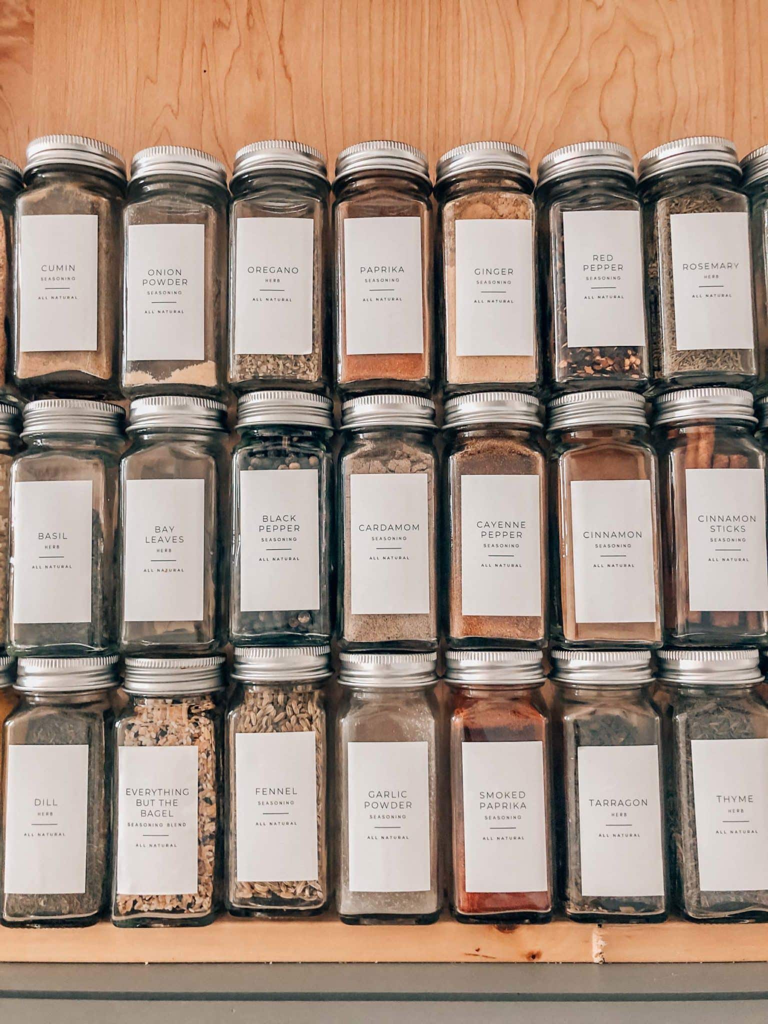 How To Make Your Spice Drawer Aesthetic AF | Spice Drawer Organization 2023