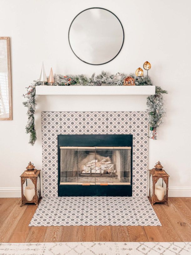 Fireplace Stickers: Cute, Easy, and Budget-Friendly Fireplace Makeover ...