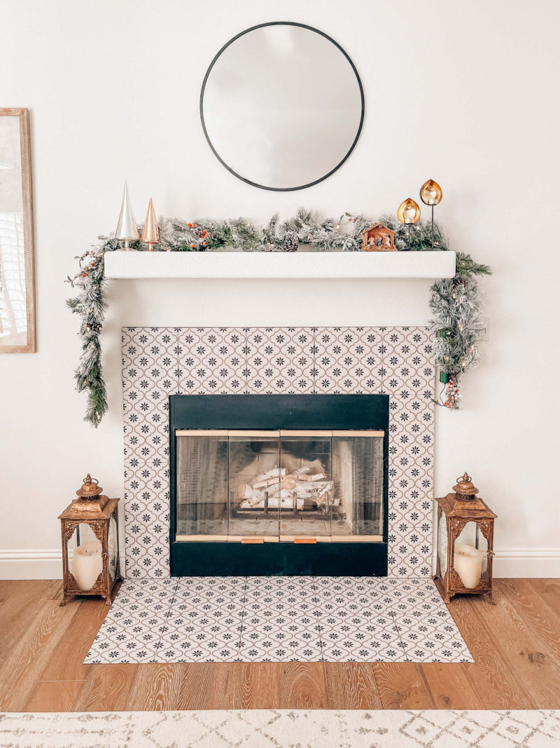 Fireplace Stickers: Cute, Easy, and Budget-Friendly Fireplace Makeover ...