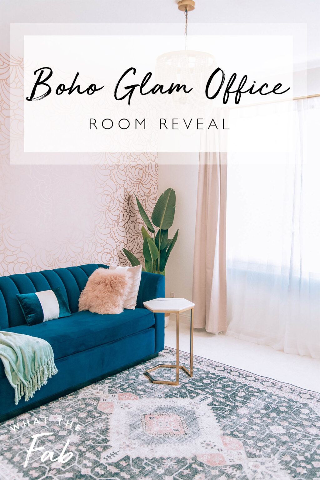 Major Design Inspiration: Boho Glam Blogger Office Room Reveal | 2023