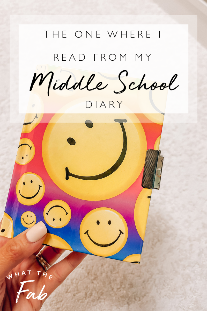 The One Where I Read from My Middle School Diary | 2022