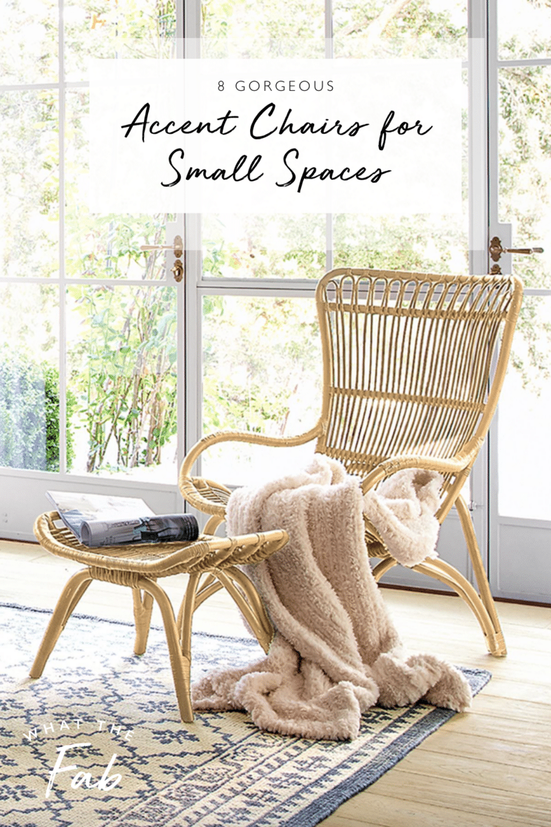 8 Gorgeous Accent Chairs for Small Spaces