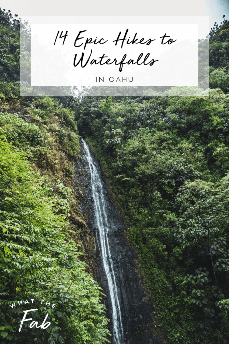14 EPIC Hikes to Waterfalls in Oahu