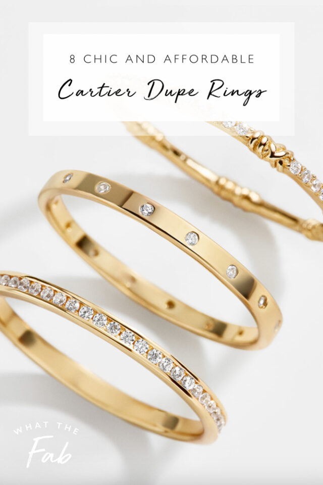 8 CHIC and Affordable Cartier Dupe Ring Picks