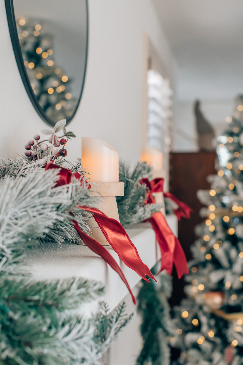 Holiday Decorating with Walmart: Festive Fireplace