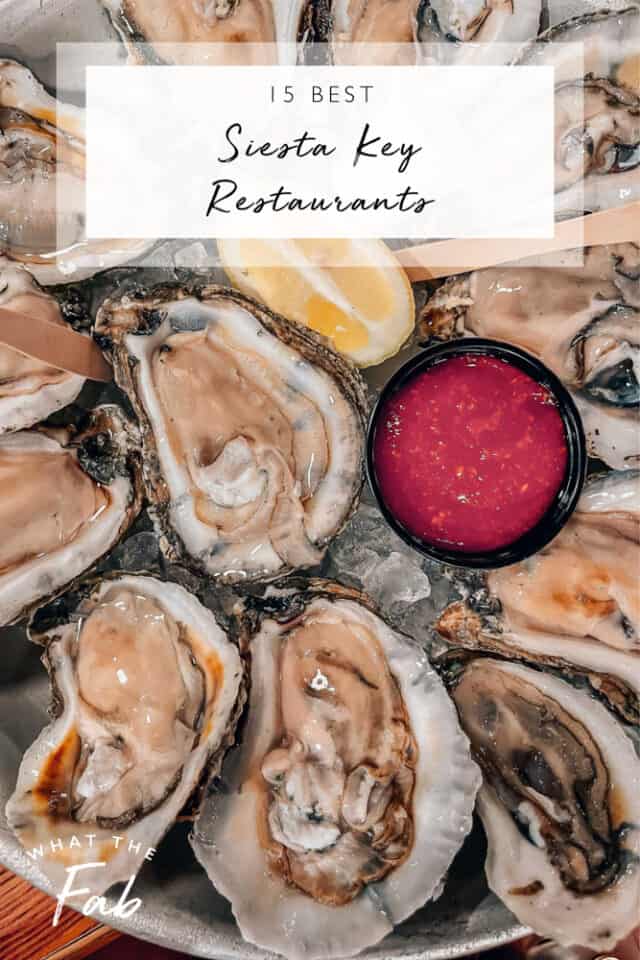 15 BEST Siesta Key Restaurants: Fresh and Flavorful Spots