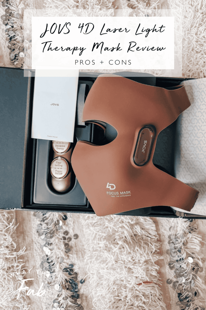 JOVS 4D Laser Light Therapy Mask Review: Pros + Cons