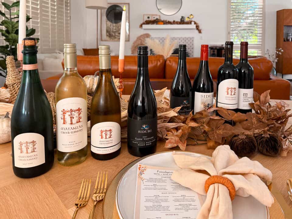 Friendsgiving Deets: Menu, Wine Pairings, & Decor - What The Fab